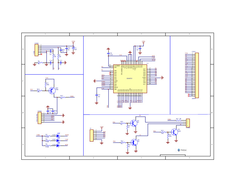 PineTab Keyboard Schematic Overview | PDF