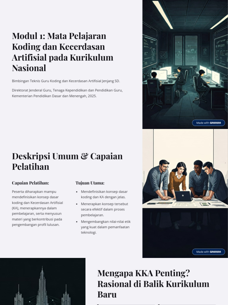 Modul 1 Mata Pelajaran Koding Dan Kecerdasan Artifisial Pada Kurikulum ...
