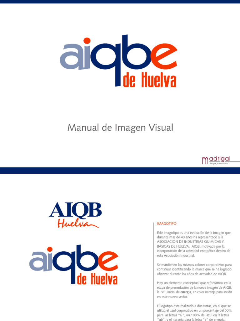 Manual Imagen Visual AIQBE | PDF | Color | Diseño gráfico