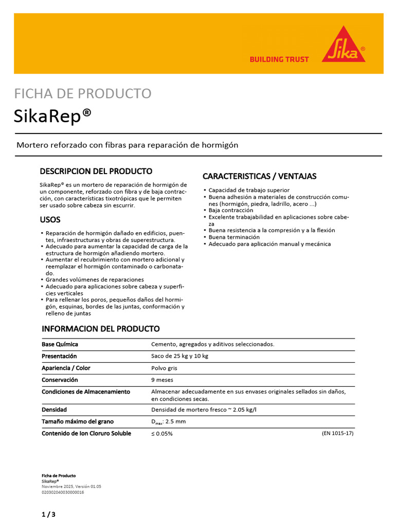 sikarep_ | PDF | Hormigón | Mortero (Albañilería)