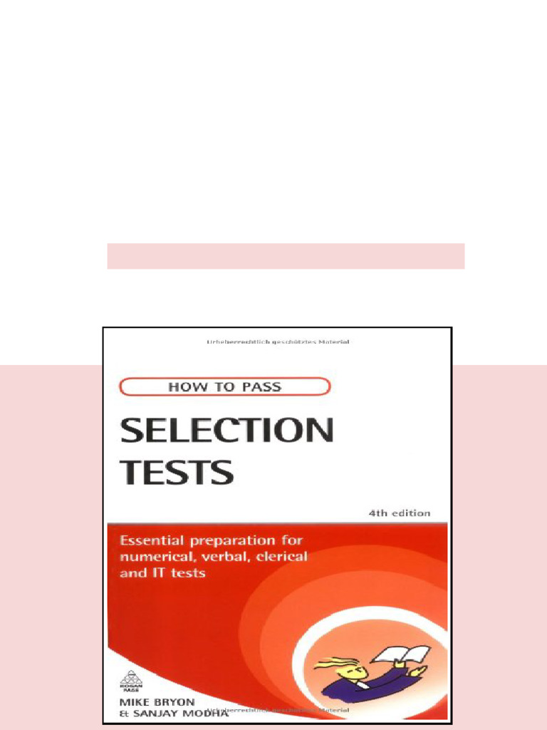 (Ebook) How to Pass Selection Tests: Essential Preparation for ...