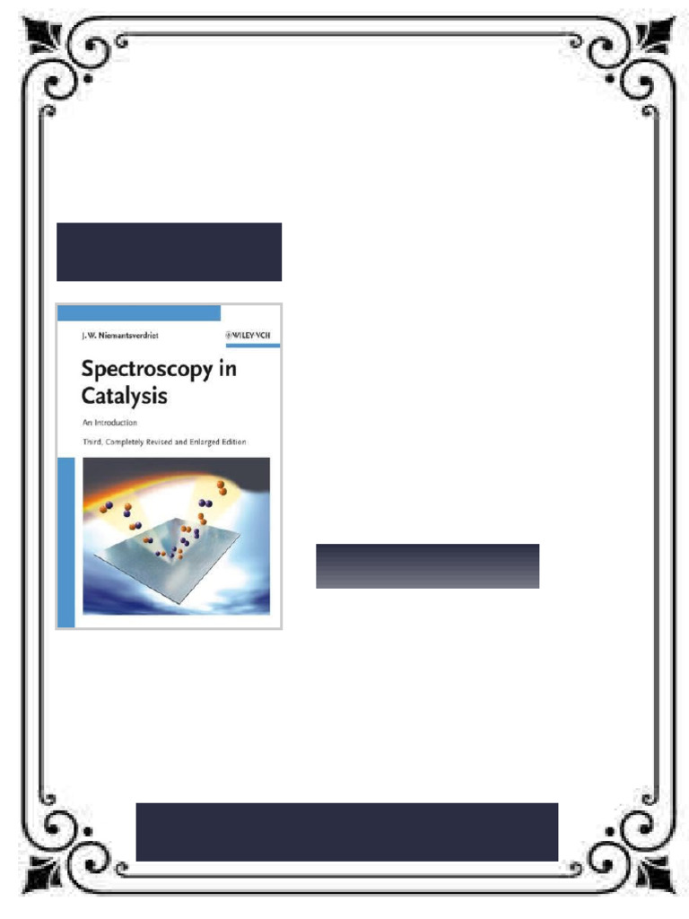 Spectroscopy in Catalysis An Introduction Third Edition Prof. Dr. J. W ...
