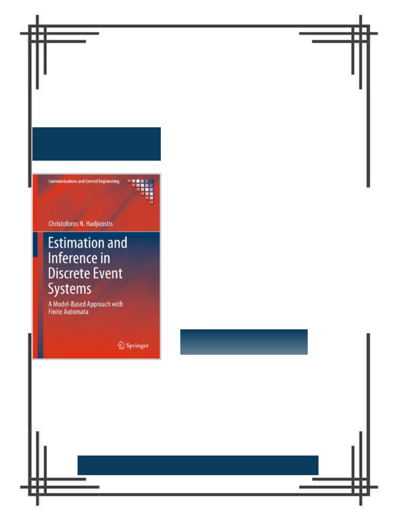 Estimation and Inference in Discrete Event Systems A Model Based ...
