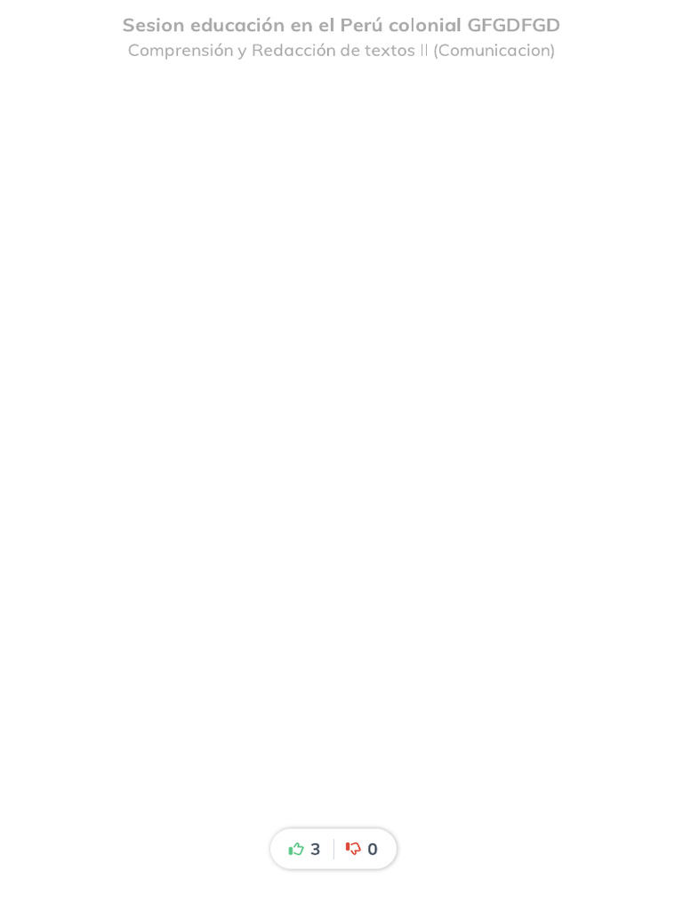 Sesion Educacion en El Peru Colonial Gfgdfgd Compress.... | PDF | Perú ...