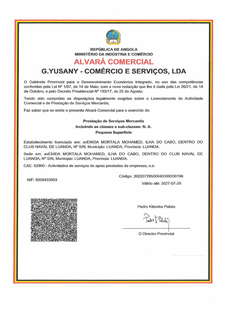 Alvará Comercial | PDF