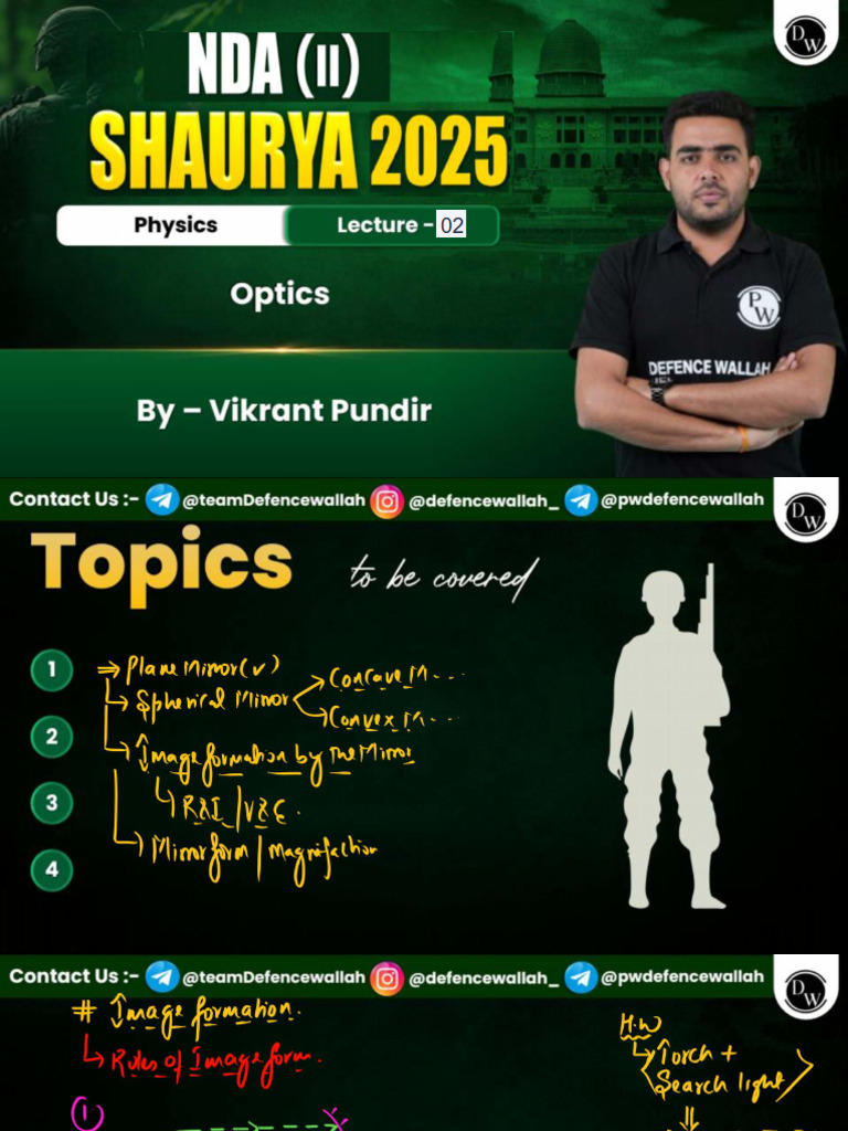 Optics 02 Class Notes ???????? | PDF