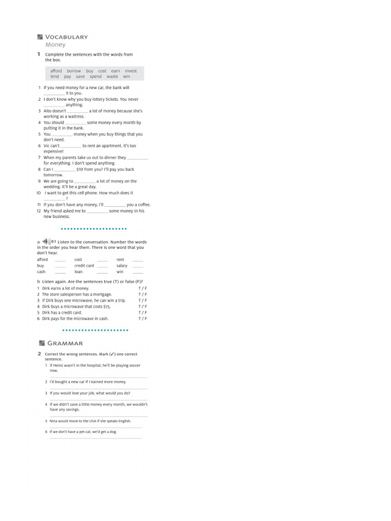 Worksheet 335386 | PDF
