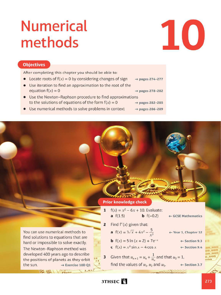 P3 Chapter 8 Numerical Methods - FP1 Chapter 4 Numerical Methods | PDF