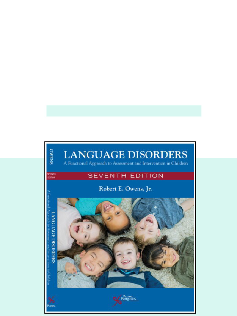 (Ebook) Language Disorders : a functional approach to assessment and ...
