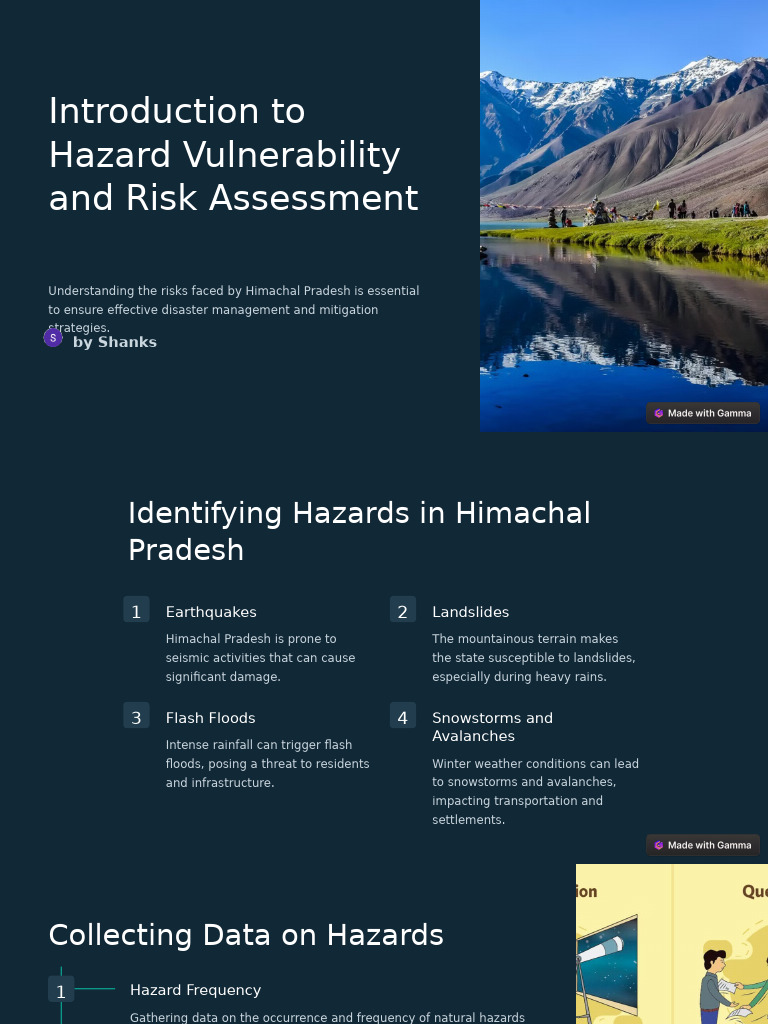 Introduction To Hazard Vulnerability and Risk Assessment | PDF ...