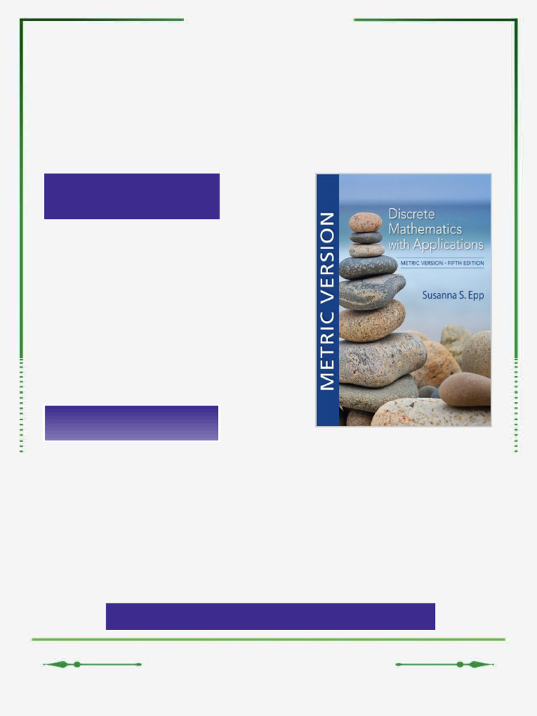 Discrete Mathematics with Applications Metric Version Fifth Edition ...