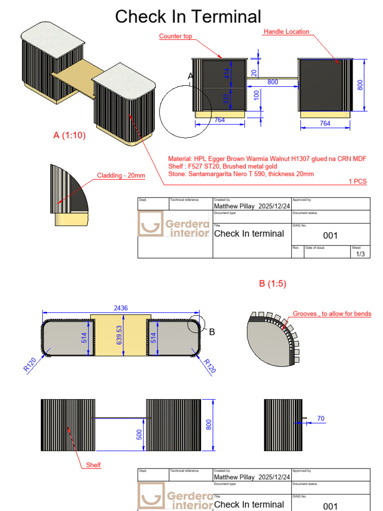 Check in Terminal Drawing v5 | PDF