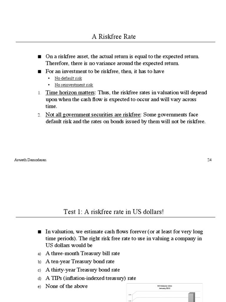 Beta at Damodaran | PDF | Government Bond | Real Versus Nominal Value ...