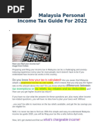 TP1 Form Explanatory Note 2025 | PDF | Life Insurance | Tax Deduction