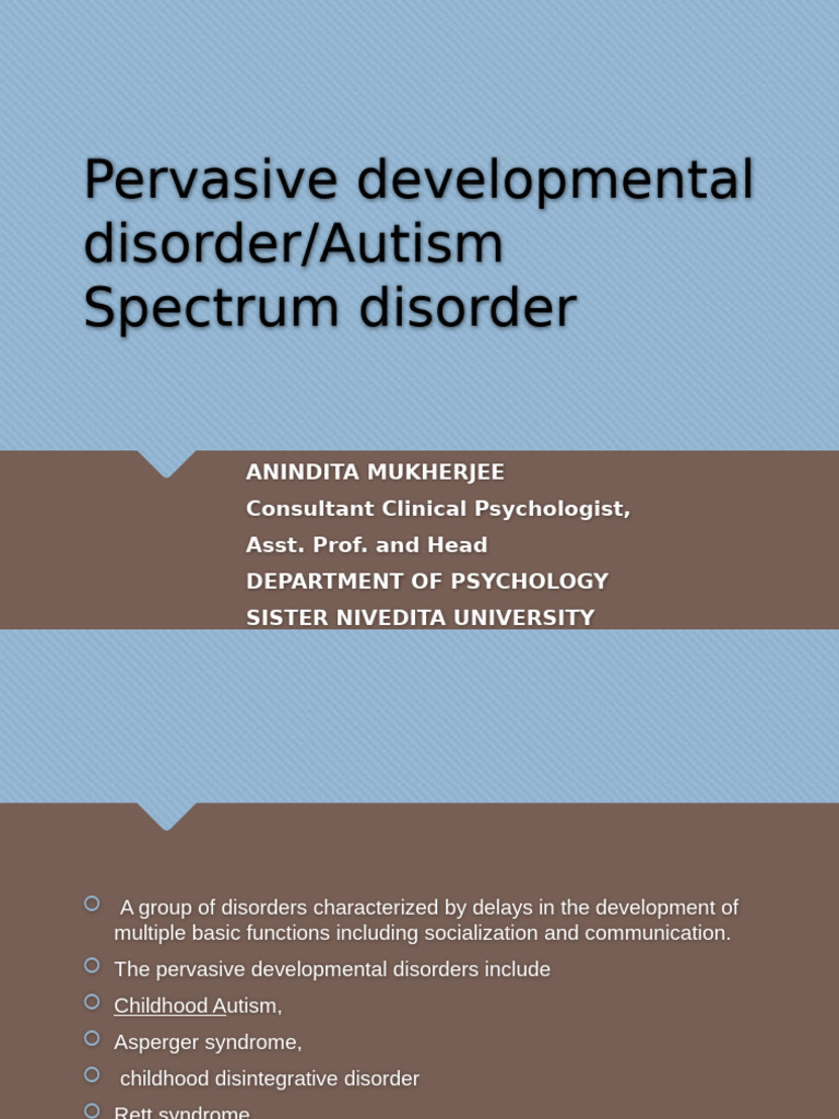 Understanding Autism Spectrum Disorders | PDF | Autism | Diseases And ...
