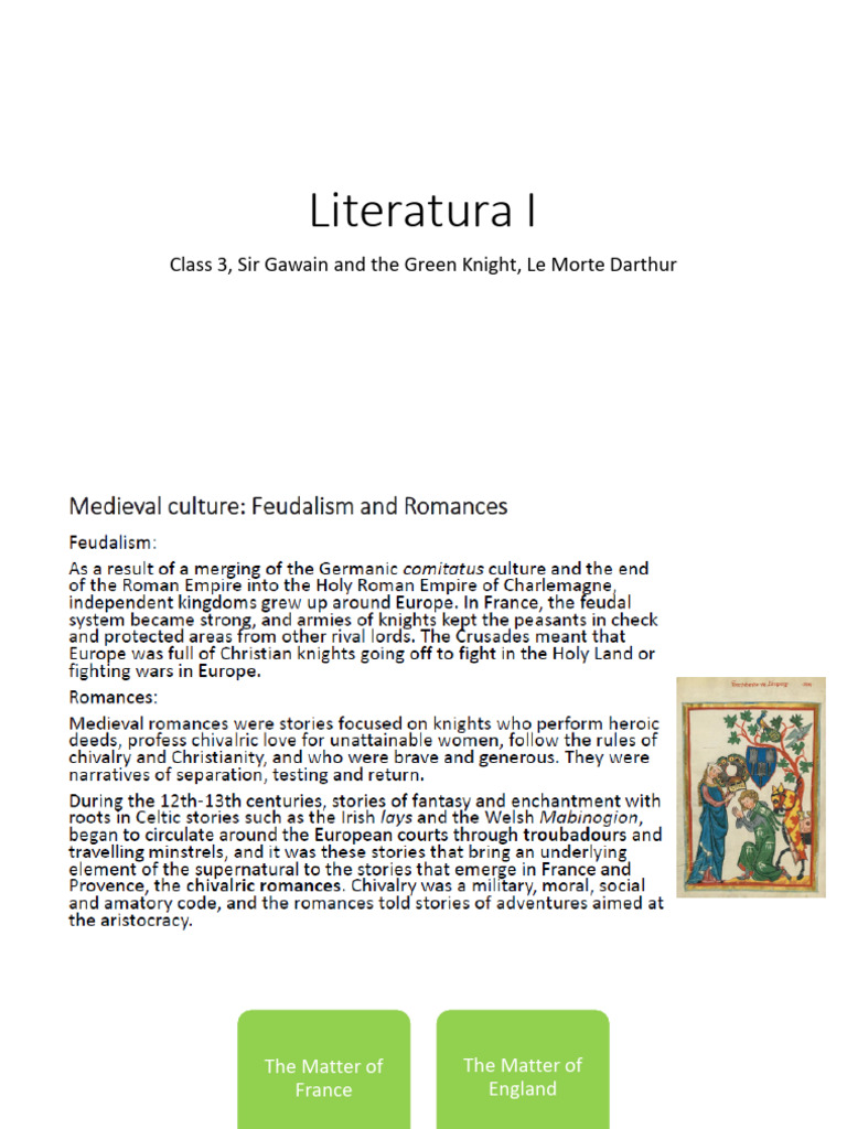 Medieval Romances: Gawain & Arthur | PDF | Green Knight | Le Morte D'arthur