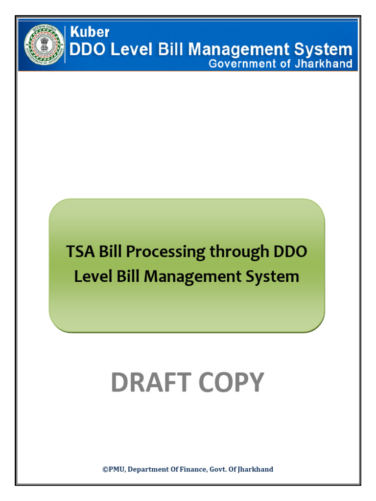 TSA DDO User Manual Draft-2 | PDF | Computing