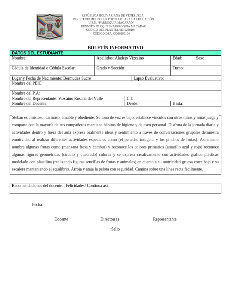 3-Boletín Informativo Todas Ruth -Maryeni | PDF | Amor | Maestros