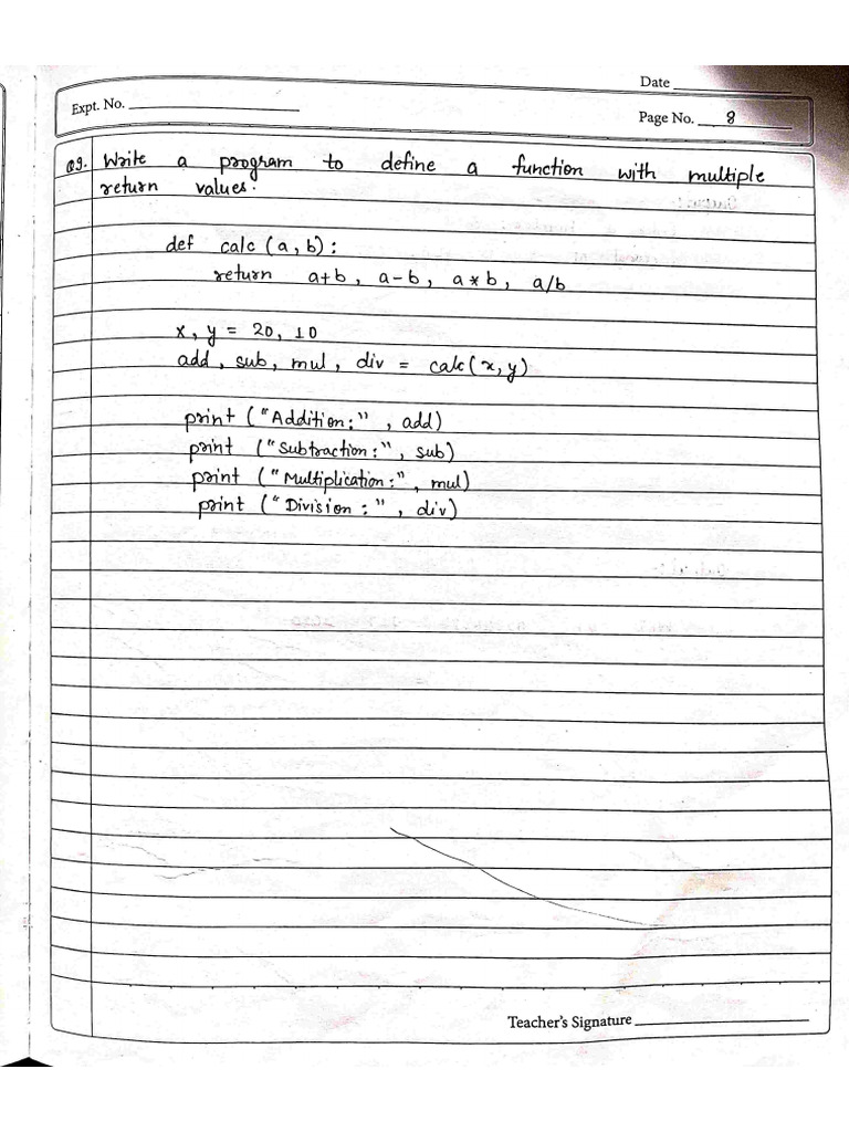 python programming assignment | PDF