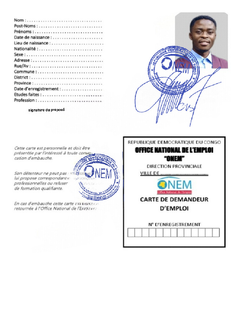 Carte Onem | PDF