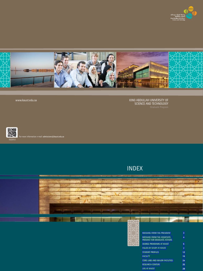 KAUST Graduate Programs | PDF | Engineering | Microelectromechanical Systems