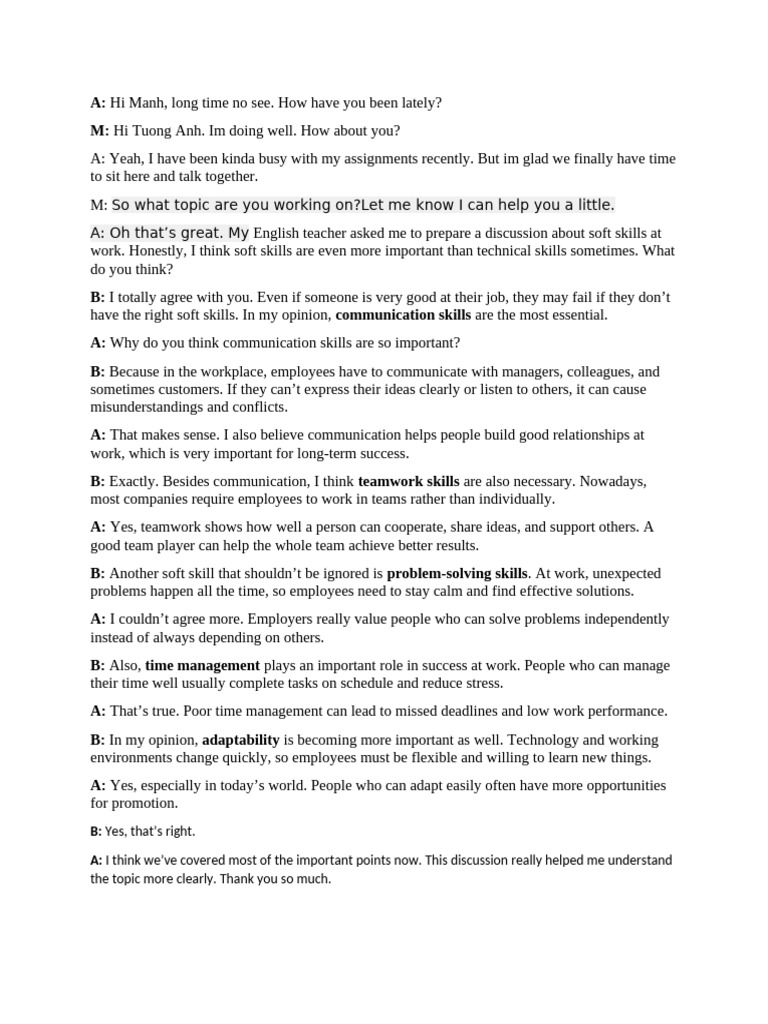 Speaking (1) (1) | PDF | Time Management | Professional Skills