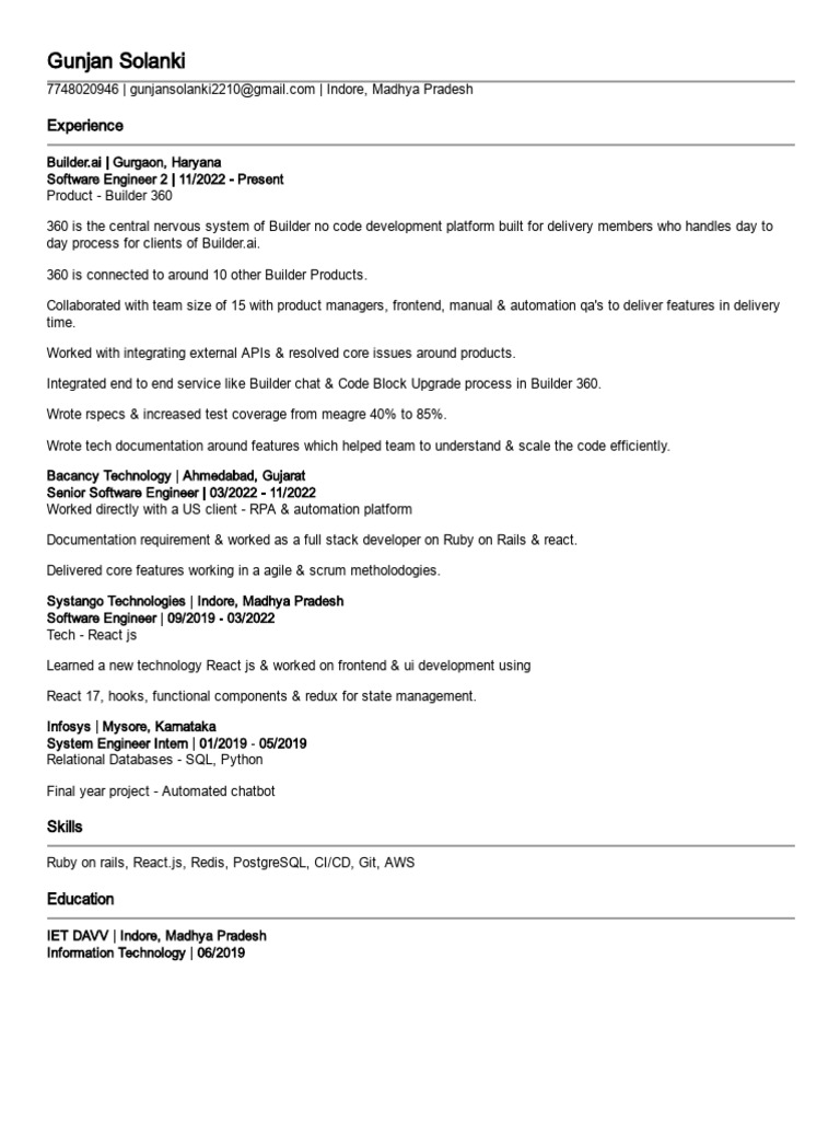 GS-Resume | PDF
