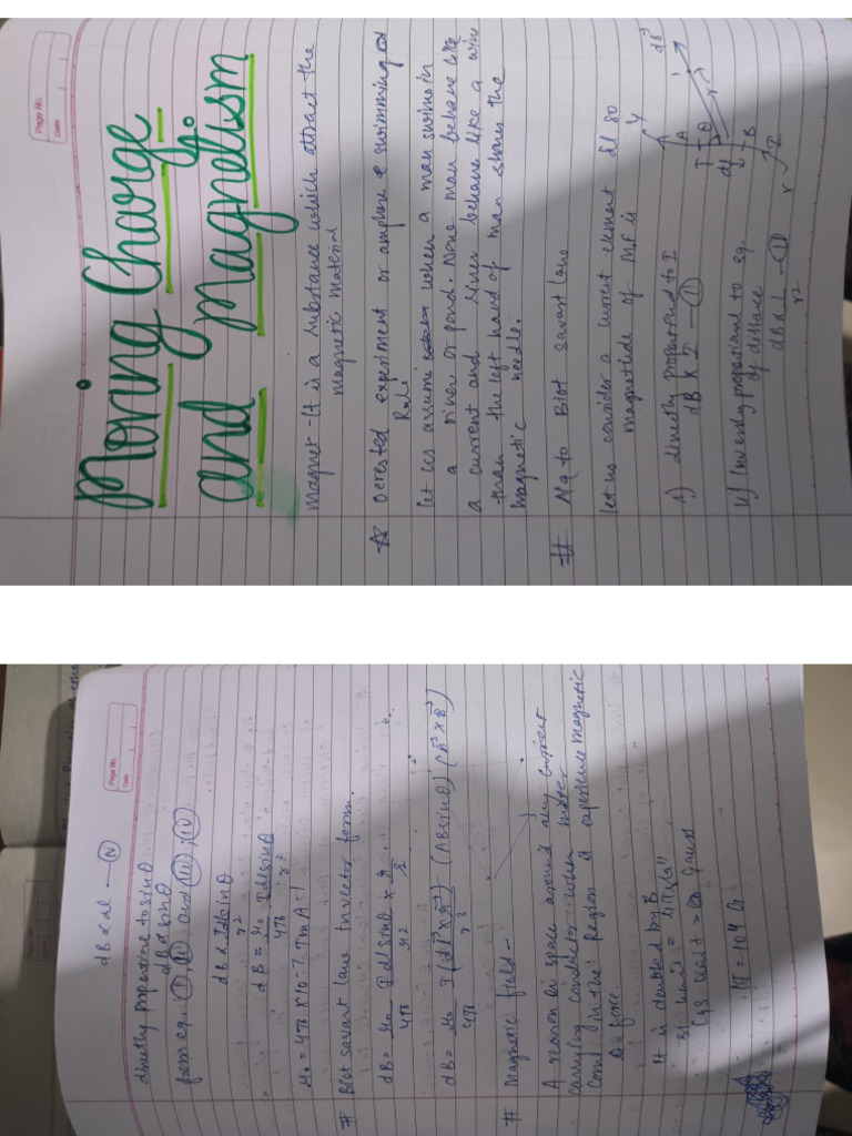 Chapter 4 Notes Class 12 Physics | PDF