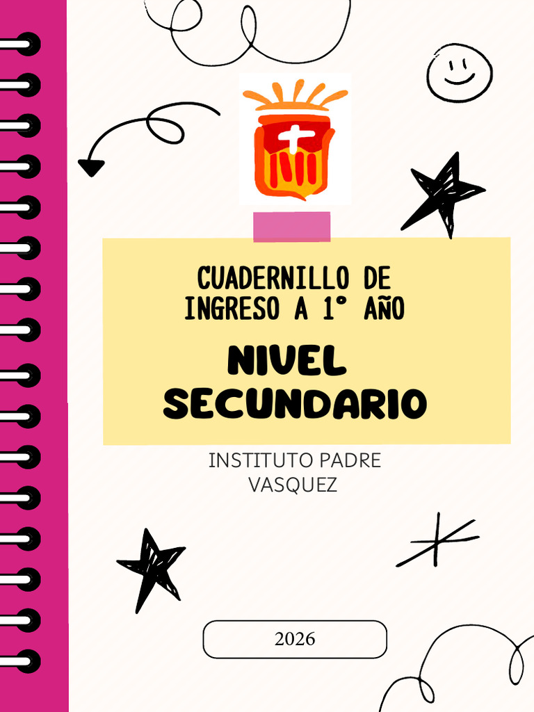 Cuadernillo de Ingreso 2026 | PDF | Maestros | Análisis