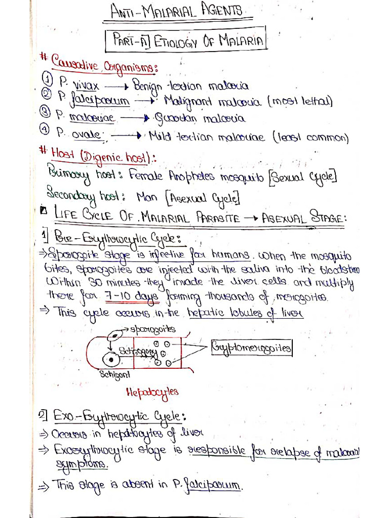 Antimalarial Agents | PDF