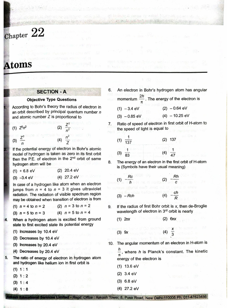 Atoms | PDF
