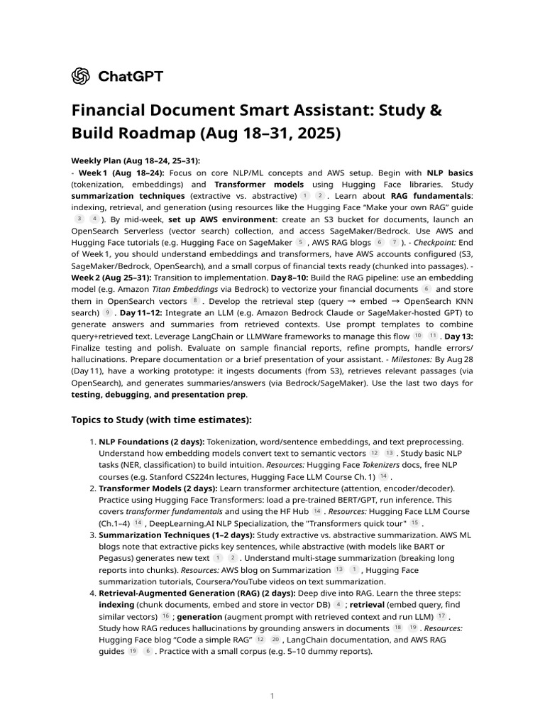 Financial Document Smart Assistant_ Study & Build Roadmap (Aug 18–31 ...