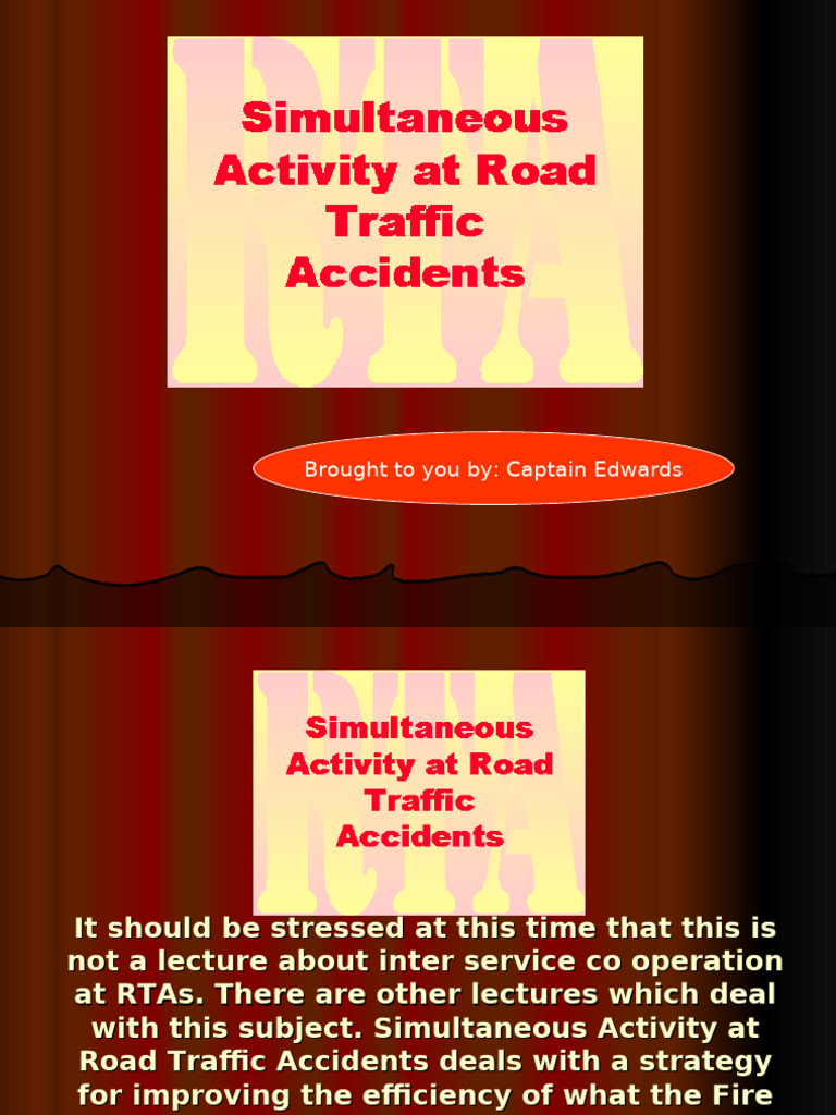 RTA Response: The Golden Hour Explained | PDF | Safety