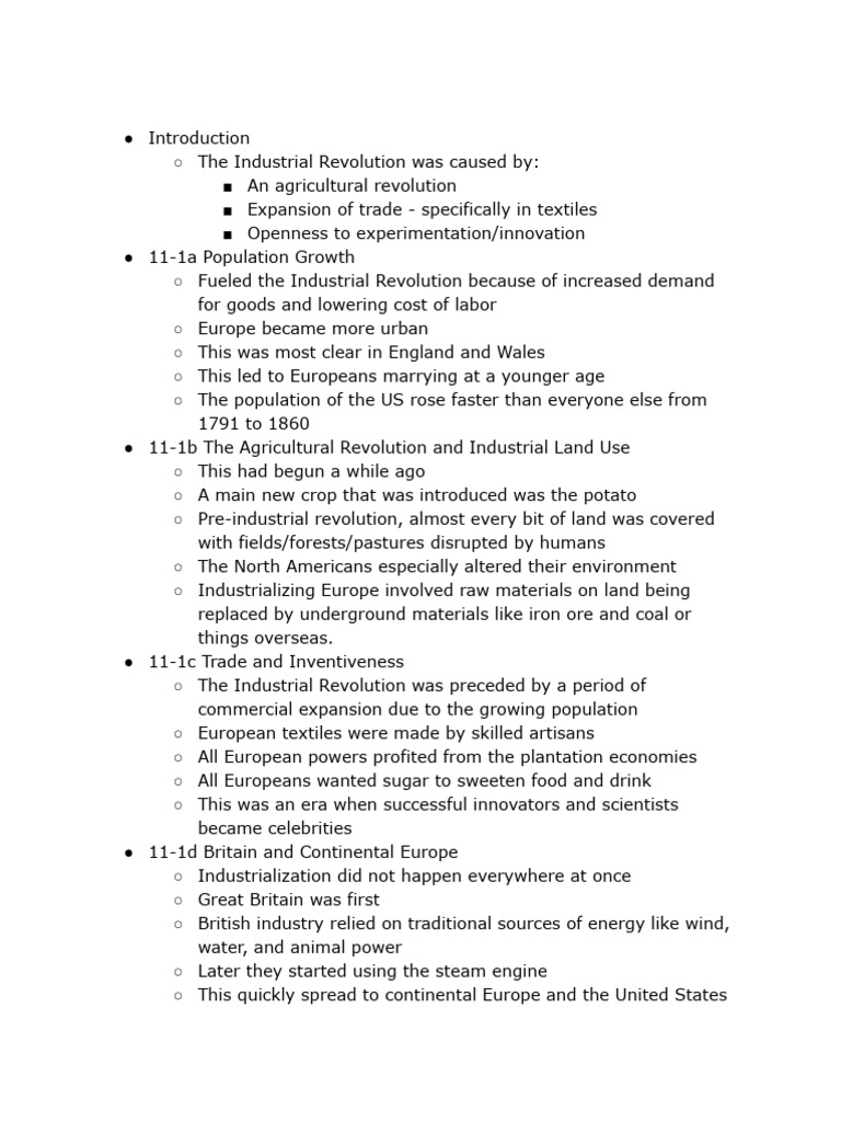 AP World 11-1 Outline | PDF