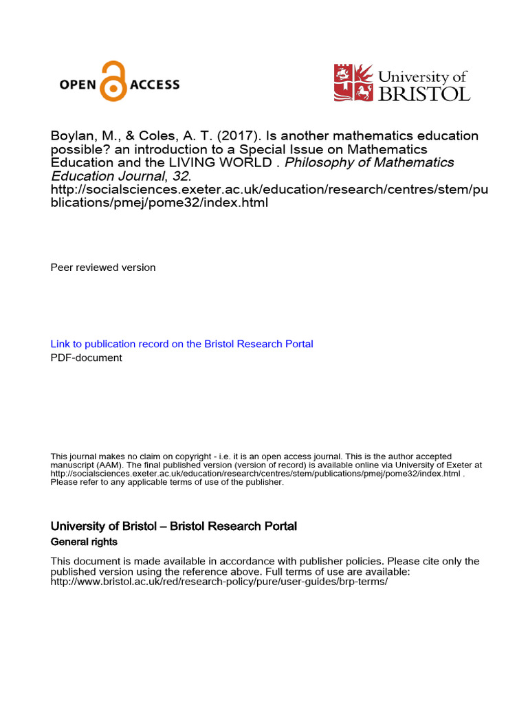 Boylan Introduction Submitted | PDF | Mathematics
