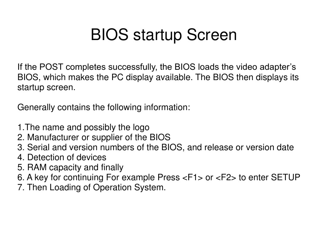 BIOS Startup Screen | PDF | Bios | Booting