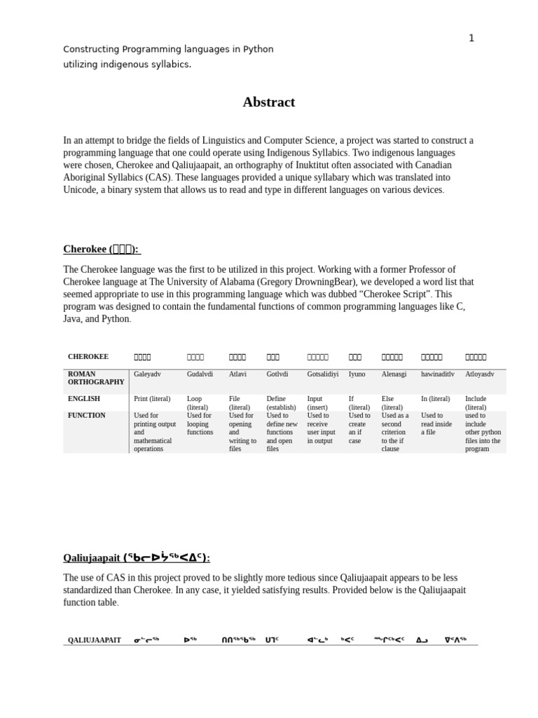 Abstract: Constructing Programming Languages Utilizing Indigenous ...