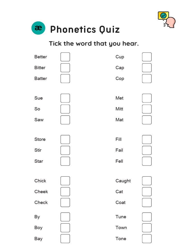 Phonetics Quiz 2 (Vowels) | PDF