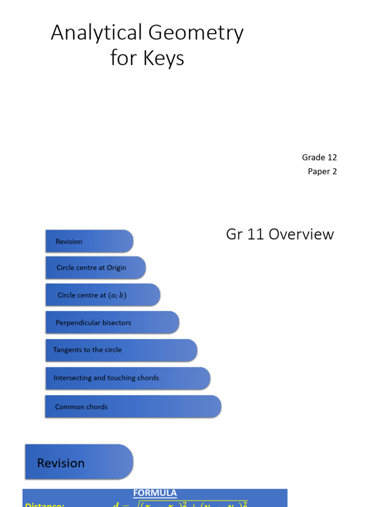 Analytical Geometry for Keys 2025_251230_190220 | PDF | Circle | Line ...