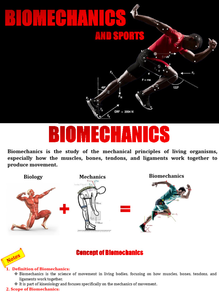 Pe Xii Unit 8 (Biomechanics and Sports) | PDF | Force | Lever