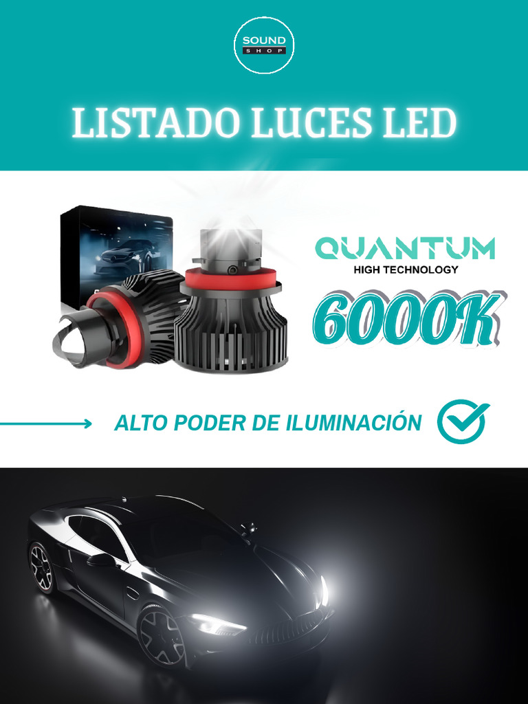 Lista Luces Led Dif 2025 | PDF