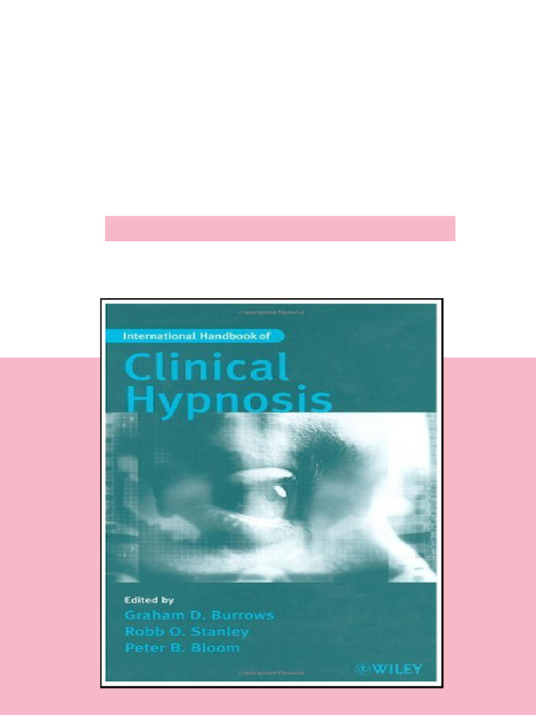 (Ebook) International Handbook of Clinical Hypnosis by Graham D ...