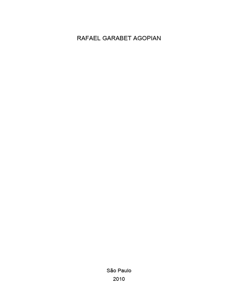 RAFAEL_GARABET_AGOPIAN | PDF | Medicina Veterinária