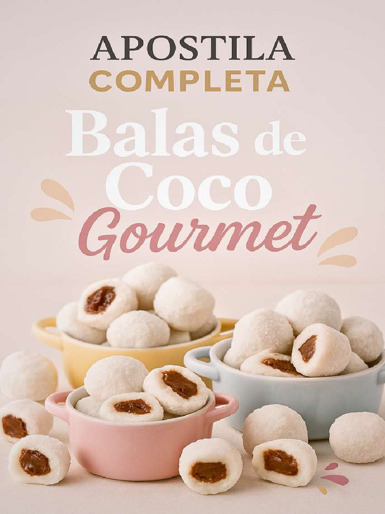 Balas de Coco Gourmet | PDF | Chocolate | Alimentos