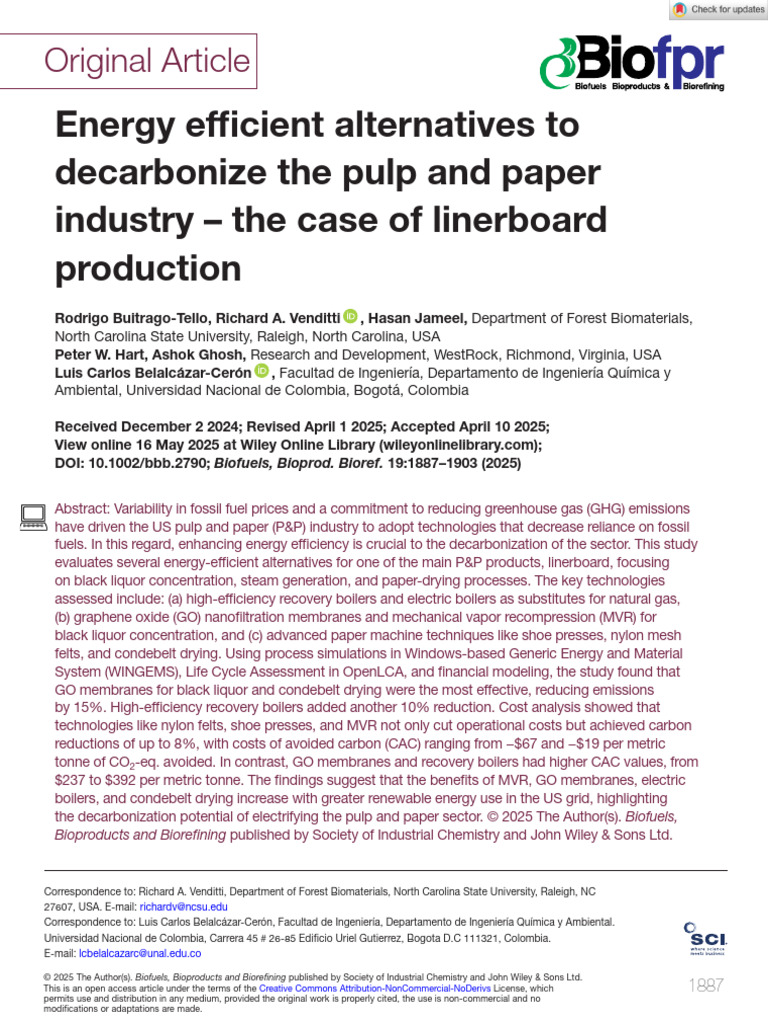 Energy Efficiency in Linerboard Production | PDF | Boiler | Climate ...