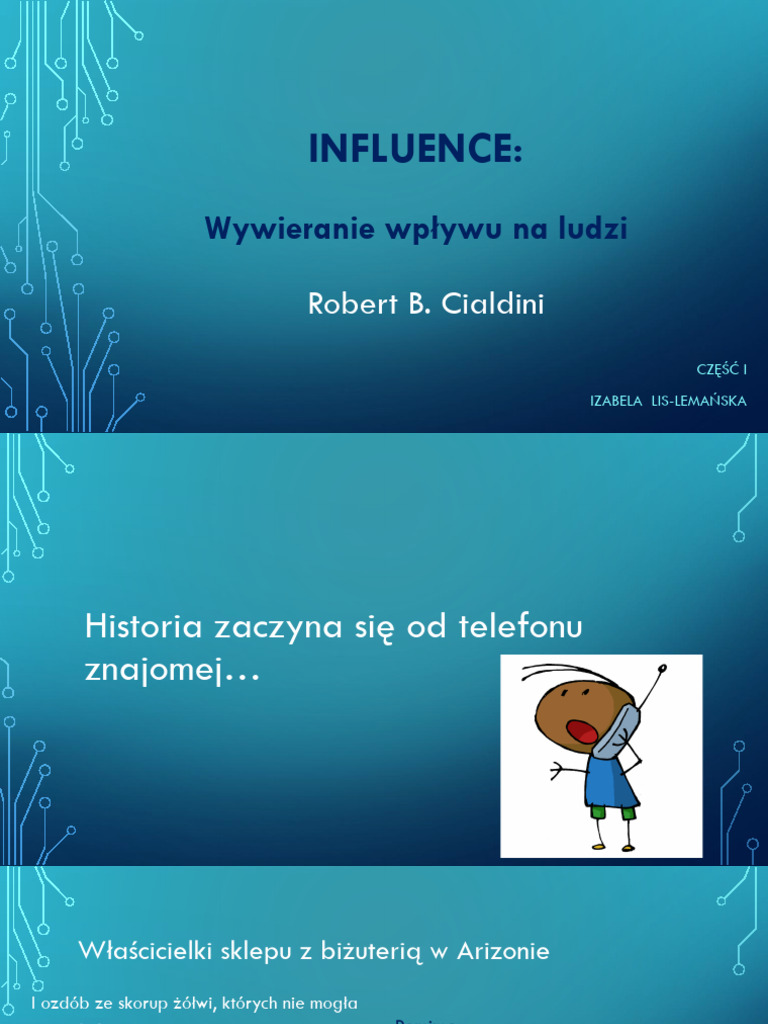PREZENTACJA 1 Zasady Komunikacji Spo?Ecznej I Wywierania Wp?Ywu 2 | PDF