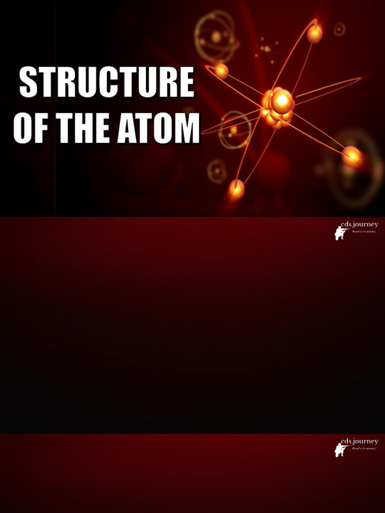 Structure of Atom! | PDF | Elementary Particle | Atoms