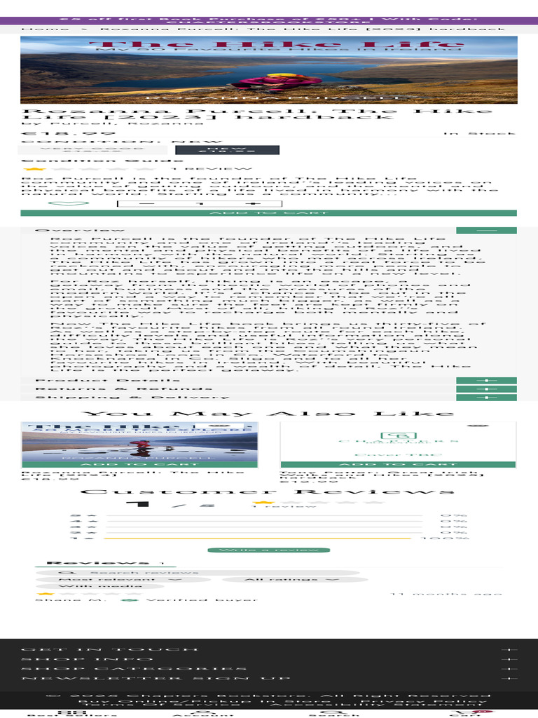 Rozanna Purcell The Hike Life [2023] hardback – Chapters Bookstore ...