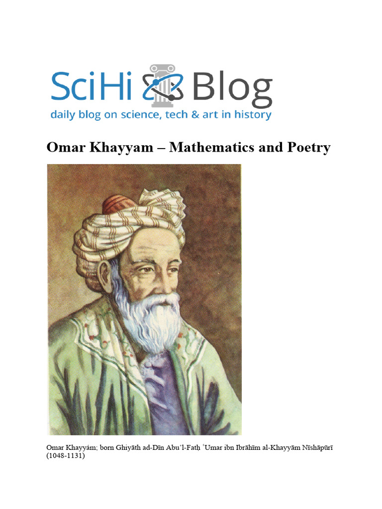 Khayyam Sh | PDF | Omar Khayyam | Mathematics