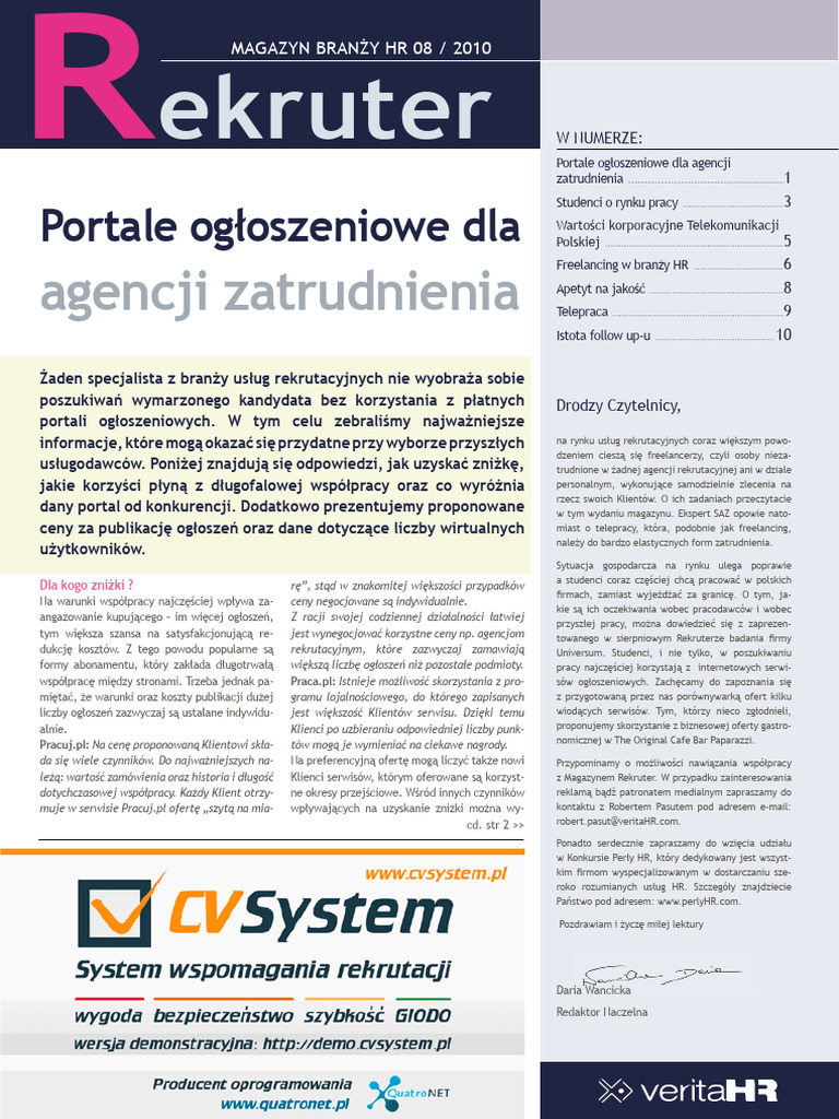 Rekruter 08.2010 | PDF